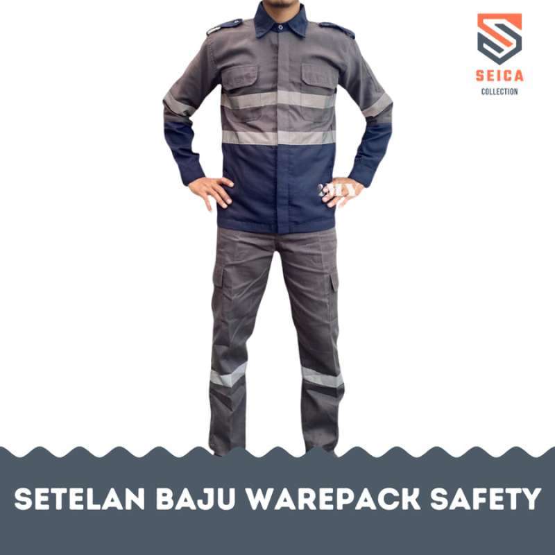 Promo Wearpack Kemeja Kombinasi - Setelan Wearpack Safety Diskon 9% Di ...