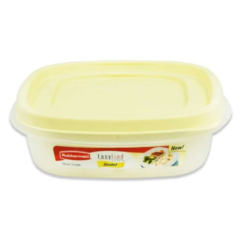 Promo Rubbermaid Tempat Makan Dengan Pembatas 710 Ml - Lorena - Kuning ...