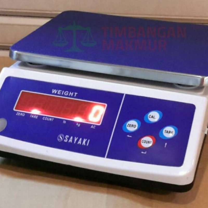 Promo Terbaik Timbangan Digital Sayaki Acs Weighing Scale 3kg, 6kg, 15kg, 30kg Terbaik - 30kg X ...