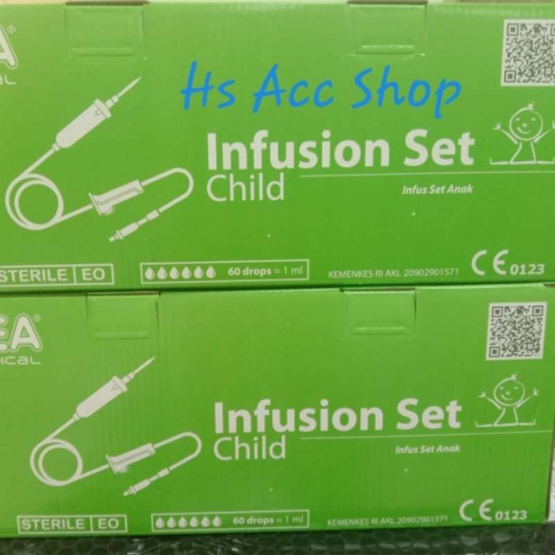 Promo Infusion Set Child ( Anak ) Gea Isi 50 Pcs Diskon 33% Di Seller ...