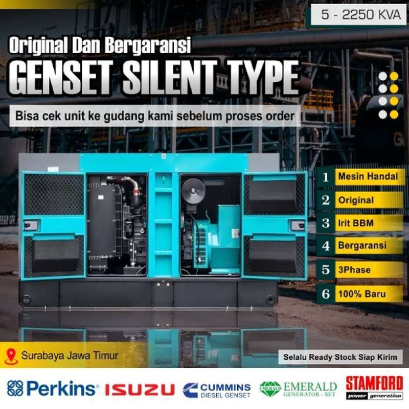 Jual Harga Genset Silent 100 Kva 150 Kva 200 Kva 250 Kva 300 Kva ...