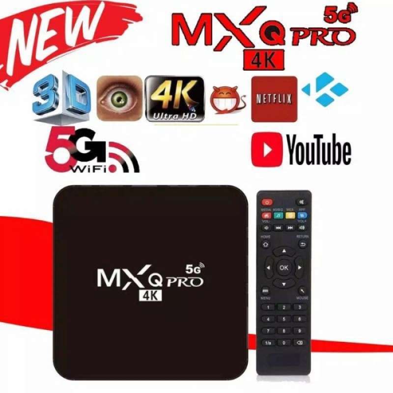 Promo Android Tv Box Mxq Pro 5g / Smart Tv 4k Ultra Hd 5g Diskon 9% Di Seller Neina Store ...