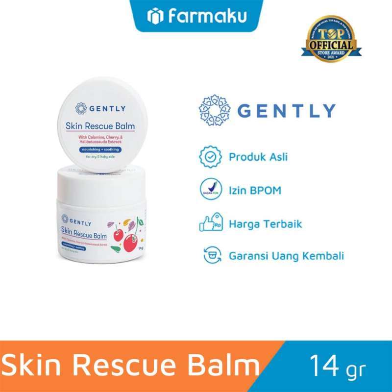 Promo Gently Skin Rescue Balm With Calamine, Cherry & Habbatussauda ...