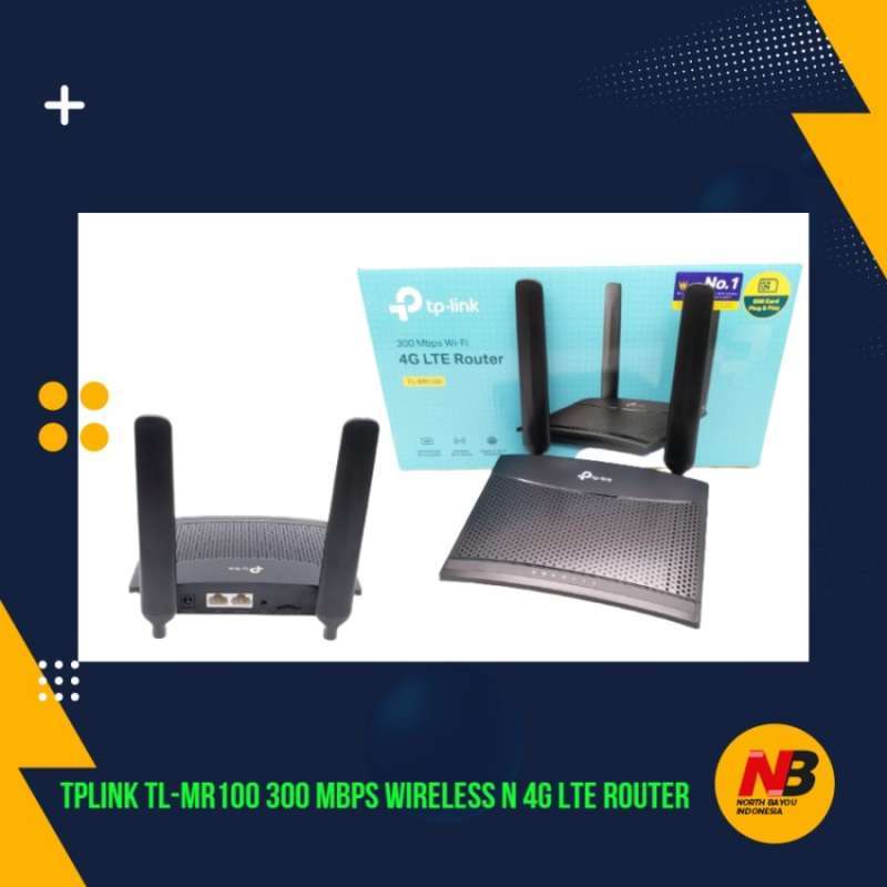 Promo Tplink Tl-mr100 Wireless N 4g Lte Router Wifi Modem Mifi Tp-link ...