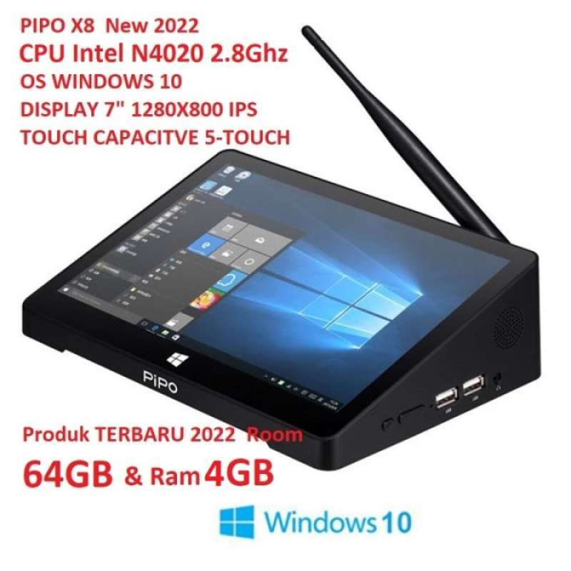 Promo Mini Pc Pipo X8 Ram 4/64gb Intel Celeron N4020 Windows 10 Home ...