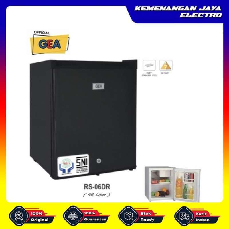 Promo Gea Kulkas Mini Bar Rs-06dr - Black Diskon 24% Di Seller Arie ...