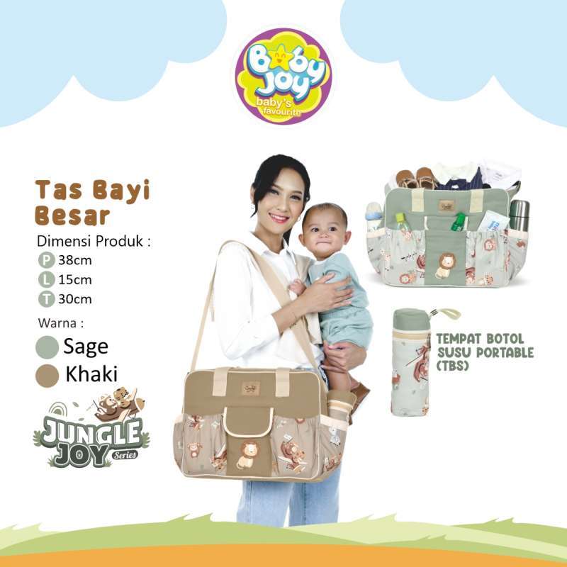 Promo Baby Joy Tas Besar Jungle Joy Series Bjt1056 Diskon 50% Di Seller ...