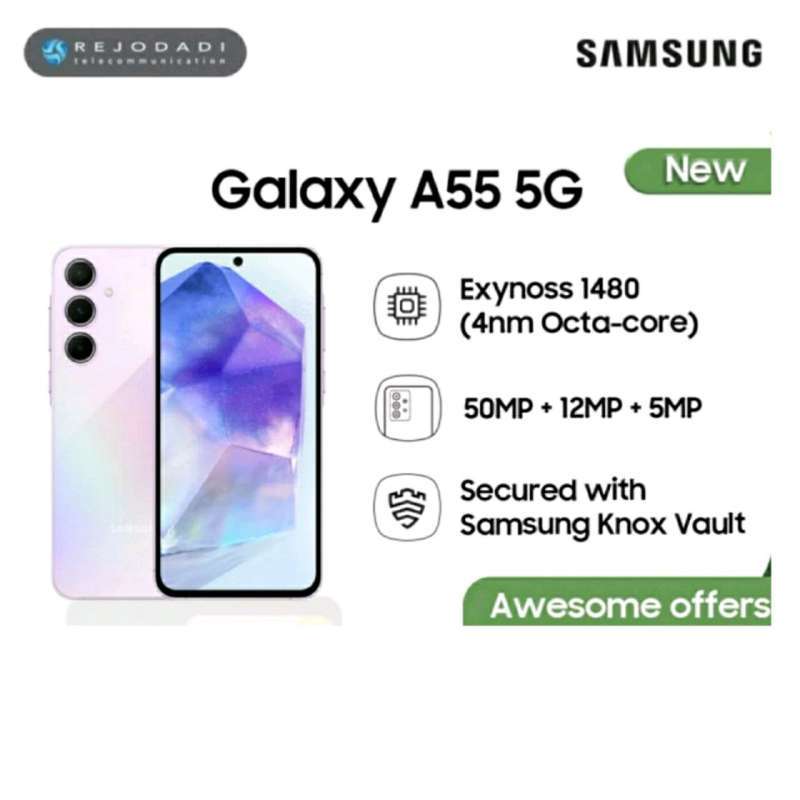 Jual Samsung Galaxy A55 5g [8/128gb-8/255gb-12/256gb] -garansi Resmi Sein 1th Di Seller Rejodadi ...
