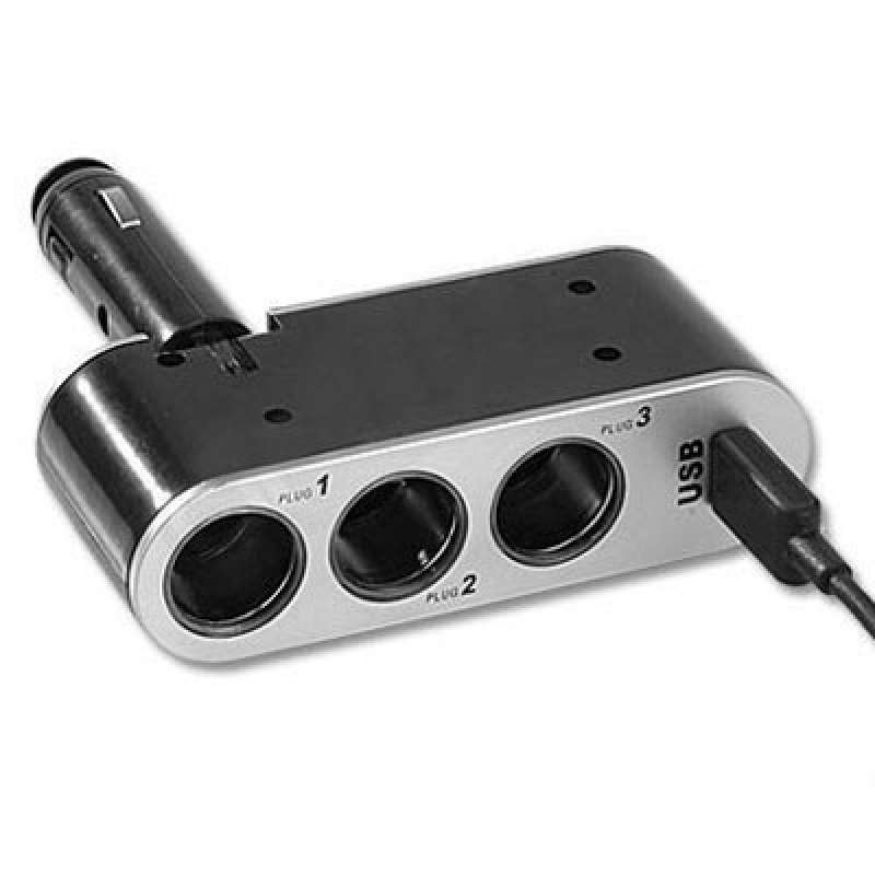 Jual Universal In Car Usb Triple Socket Charger Di Seller Retail Indo ...