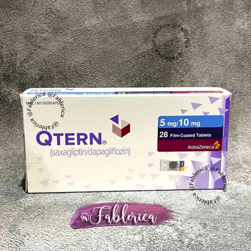 Promo Qtern 5/10 Mg Saxagliptin Or Dapagliflozin 28 Tablets Diskon 10% ...