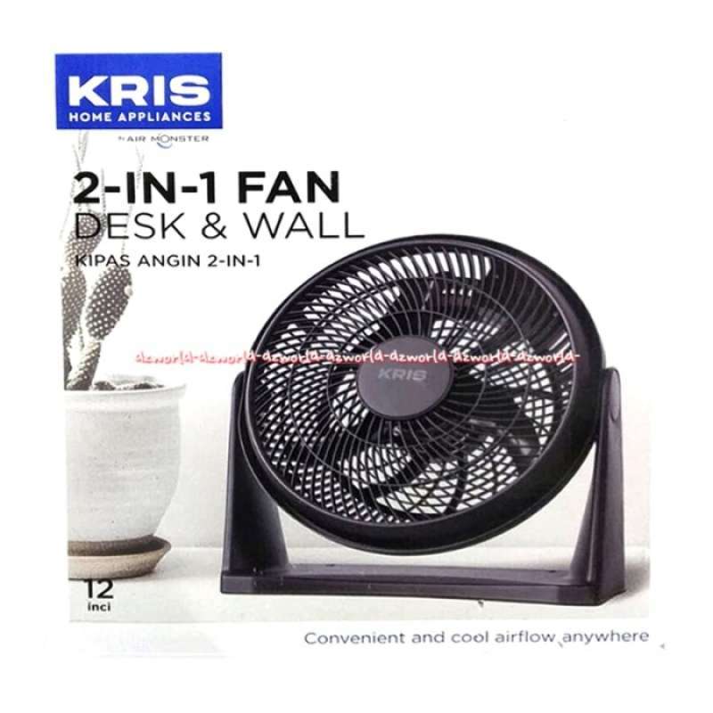 Promo Kris Air Monster Table Fan 12 Inch Kipas Angin Meja Hitam Black ...