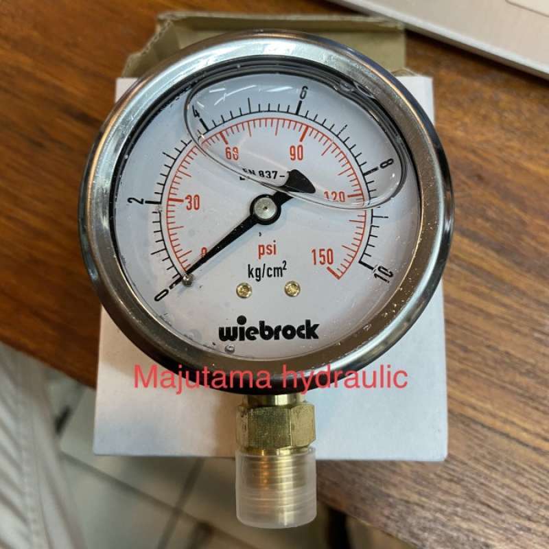 Promo Pressure Gauge 0-10 Bar 2,5 Inch Stainless Diskon 50% Di Seller ...