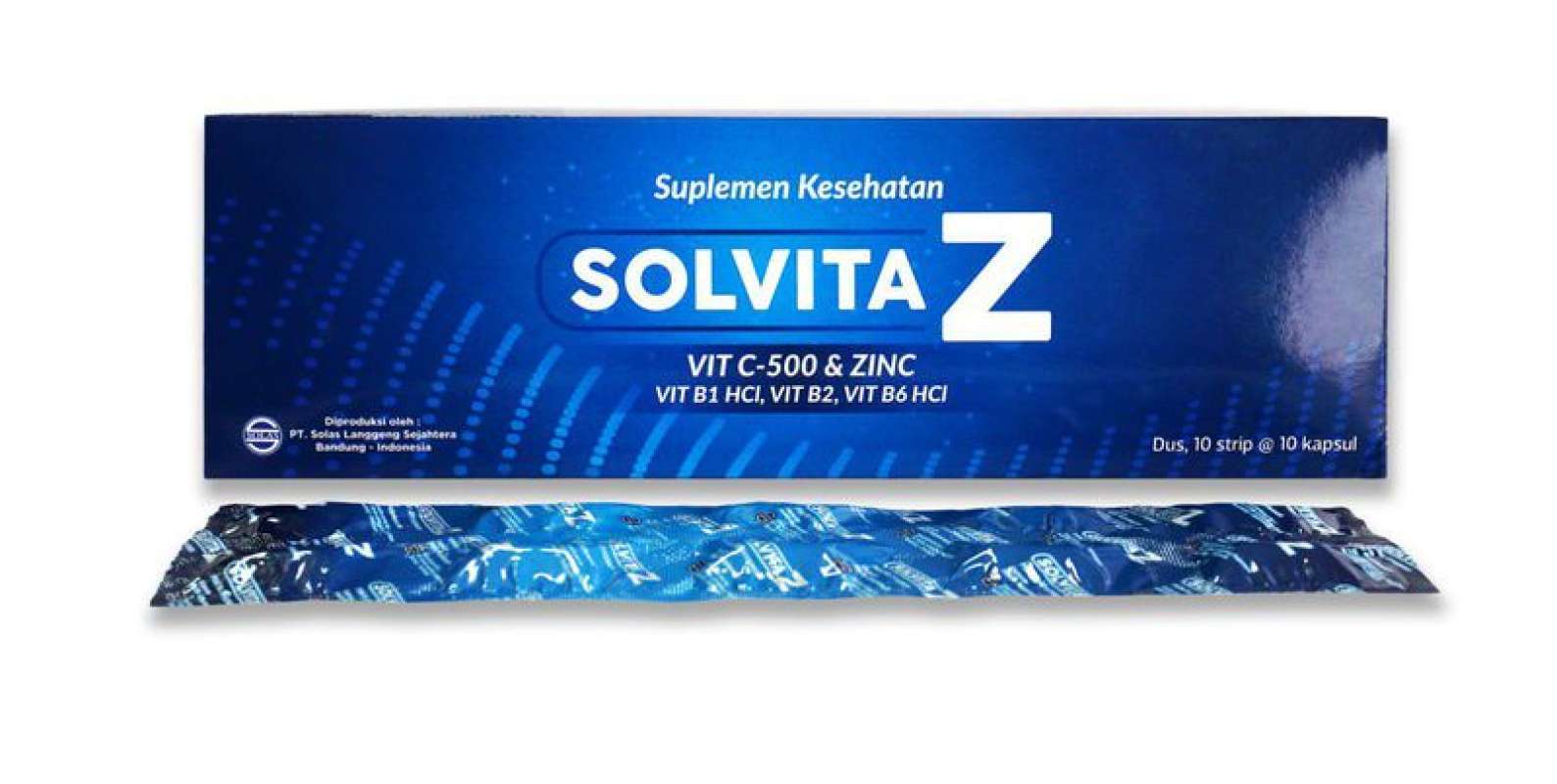 Promo Solvita Z Strip 10 Kaps Vitamin C 500 Mg - Multivitamin Daya ...