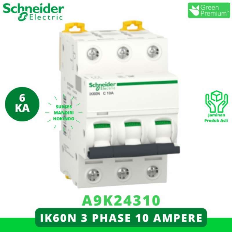 Promo Mcb Ik60n 3p 10a 3phase 10 Ampere 3 Pas 10 Amper Sni Diskon 50% Di Seller Selera_kita ...
