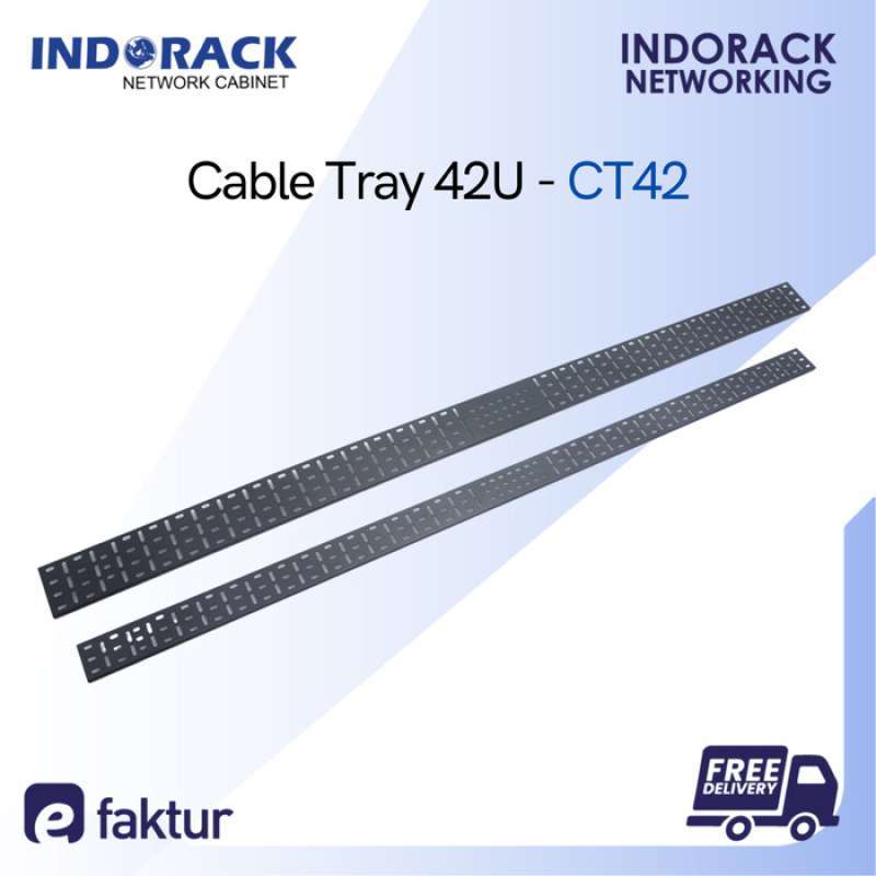 Promo Indorack Acceses Cable Tray 42u Rack Server Cable Management Ct42 ...