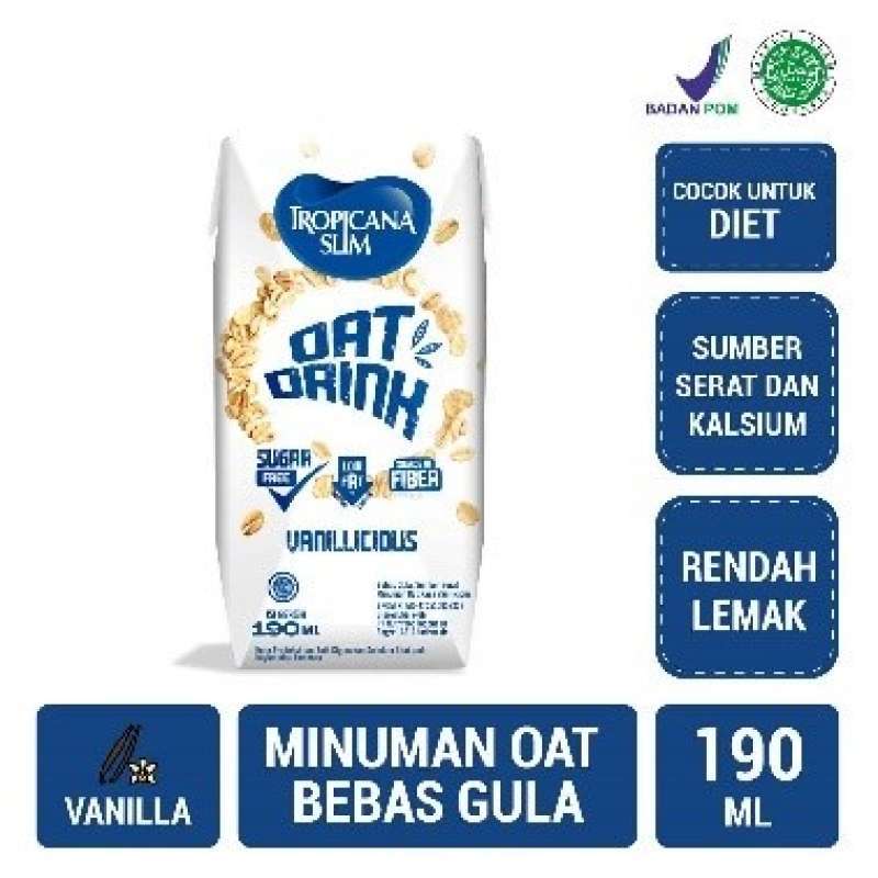 Jual Tropicana Slim Oat Drink 190 Ml (rtd) - Minuman Oat Bebas Gula Di ...