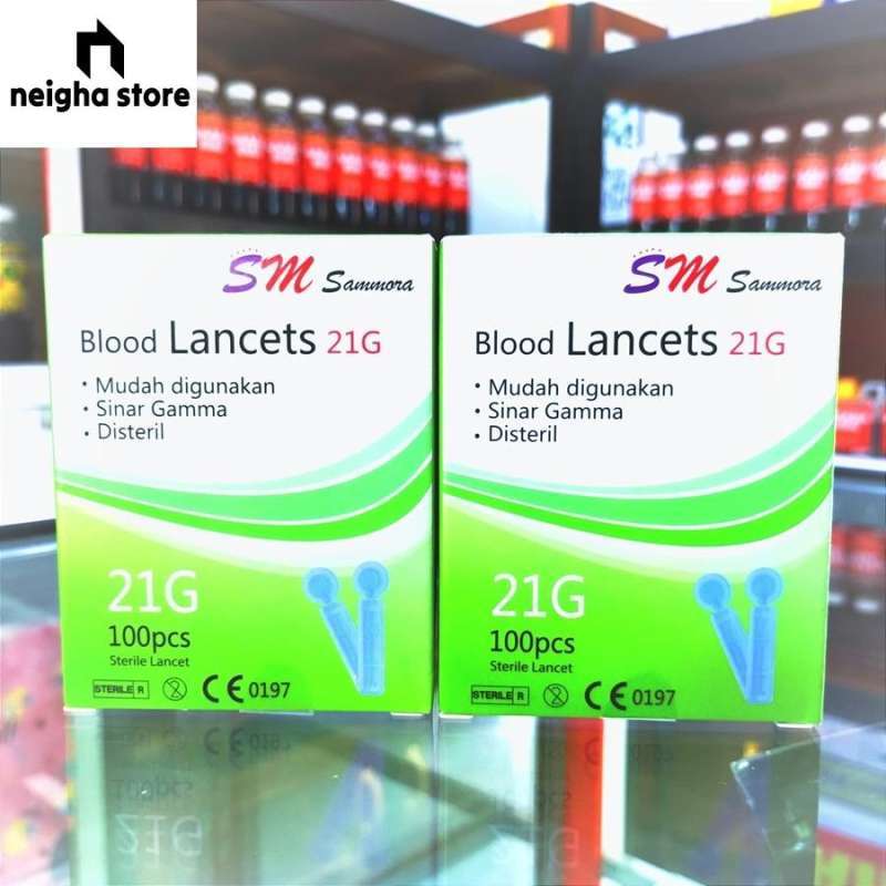 Jual Jarum Bekam Blood Lancet 21g Sammora Original Isi 100 Pc Di Seller ...
