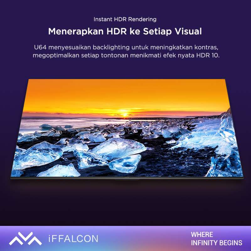 Promo [new Launch] Iffalcon By Tcl 50u64 - 50 Inch Google Tv - 4k Uhd ...