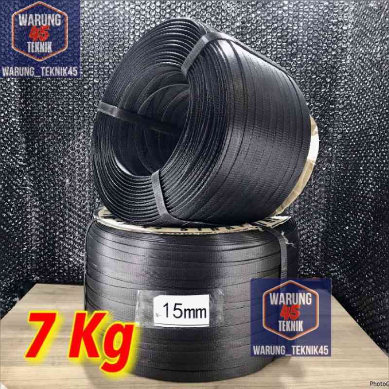 Promo Tali Straping Strapping Band Plastik Kuning 15mm Manual Heavy ...