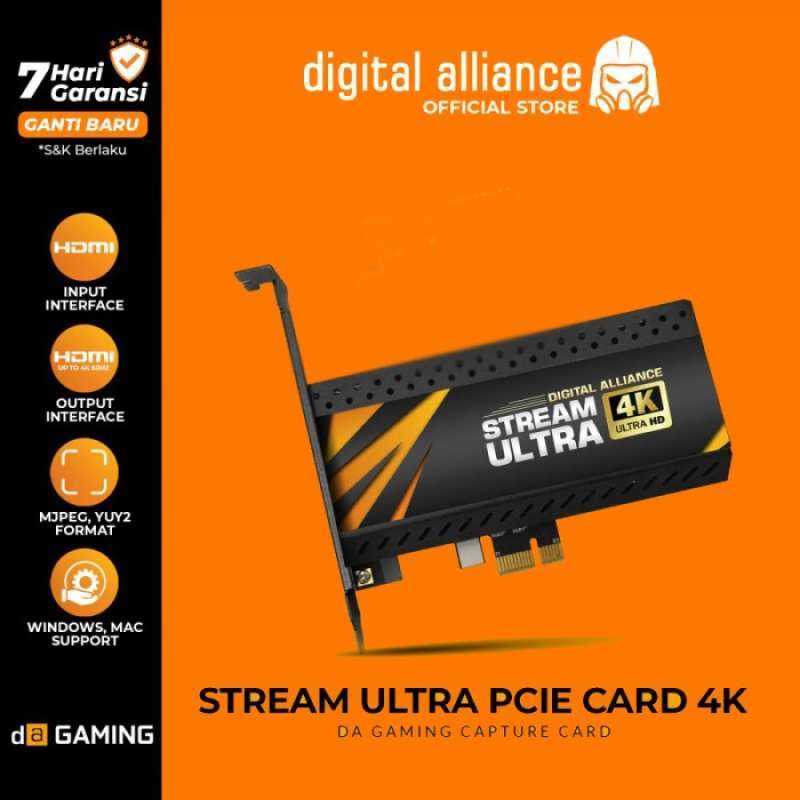 Jual Capture Card Digital Alliance Gaming 4k 2k 60fps Live Streaming ...