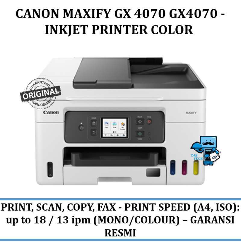 Jual Printer Canon Maxify Gx 4070 Gx4070 - Inkjet Printer Color All In ...