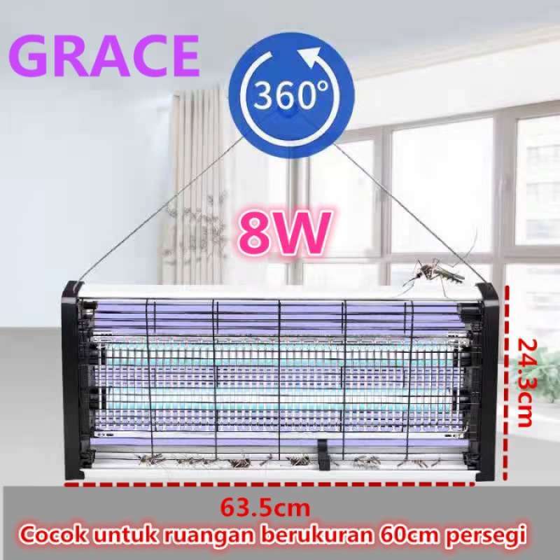 Promo 8 Watt Insect Killer Perangkap Nyamuk Lalat Lampu Uv Diskon 23% ...