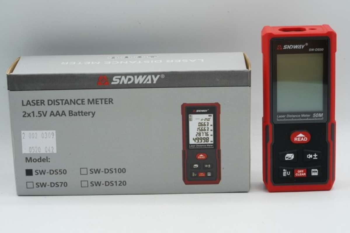 Promo Sndway Sw-ds50 Meteran 50m Laser Digital Distance Rangefinder ...