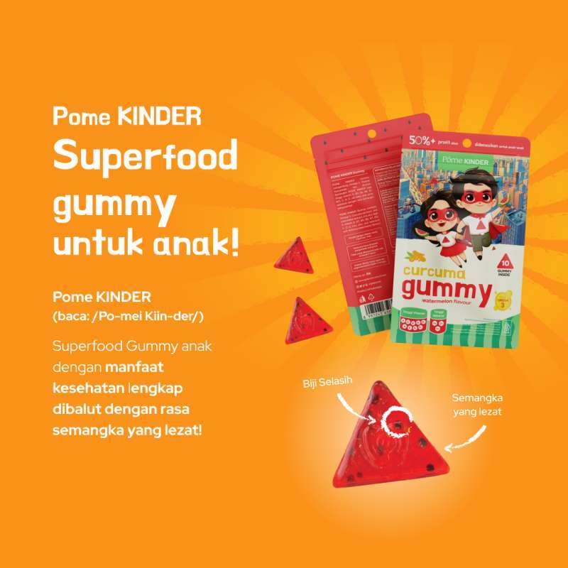 Jual Pome Bundling (pome Acv 1 Botol & Pome Kinder 1 Sachet) - Lebih ...