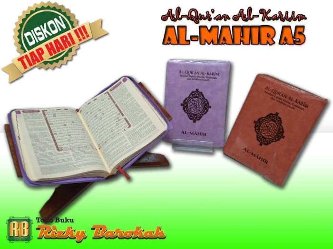 Promo Al Quran Tajwid Warna Al Mahir A5 Resleting Diskon 23% Di Seller ...