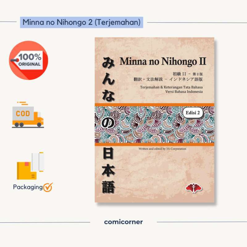 Promo Minna No Nihongo 2 Terjemahan Edisi Terbaru Diskon 23% Di Seller Anjangsana Store ...