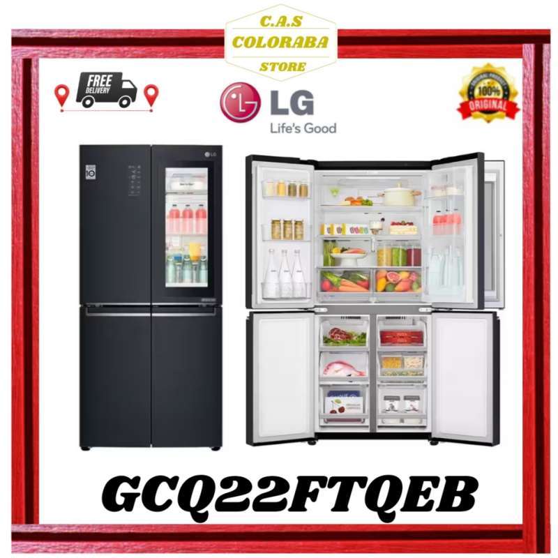 Promo Kulkas Lg Gcq22ftqeb Kulkas Side By Side Inverter Gc-q22ftqeb ...