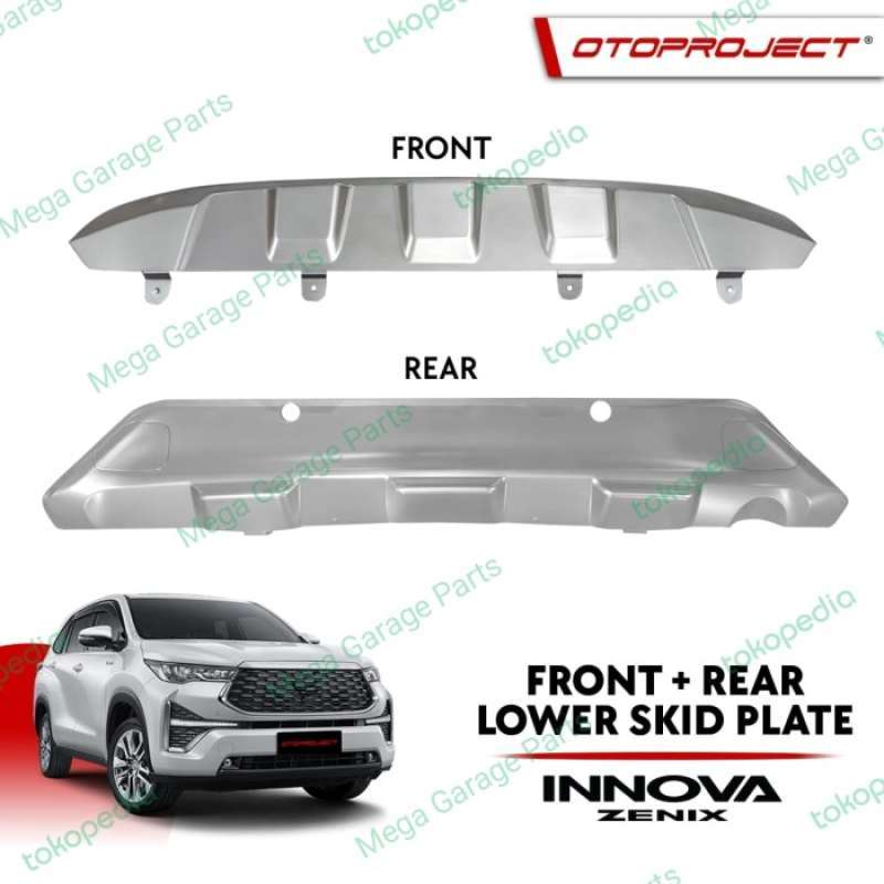 Promo Front + Rear Skid Plate Lower Bumper Otoject Innova Zenix Diskon ...