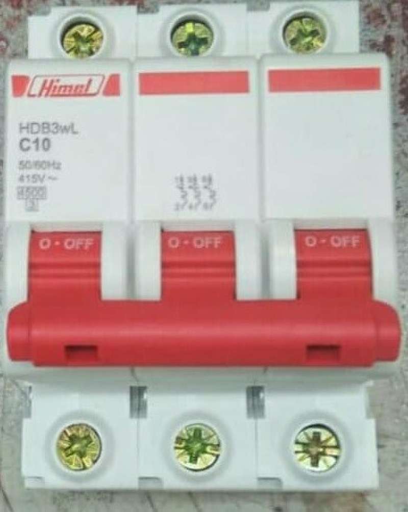 Promo Mcb 3p / 3pole / 3phase 32a Himel Hdb3wl3 4.5ka Diskon 50% Di Seller Selera_kita Store ...
