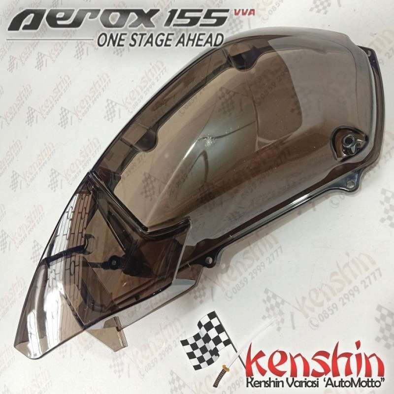 Promo Tutup Filter Udara Hawa Yamaha Aerox 155 Transparan Smoke Riben ...