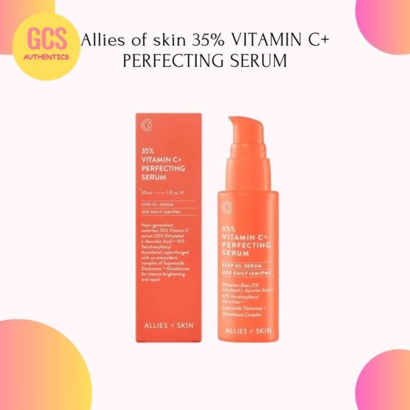Promo Allies Of Skin 35% Vitamin C+ Perfecting Serum Diskon 33% Di ...