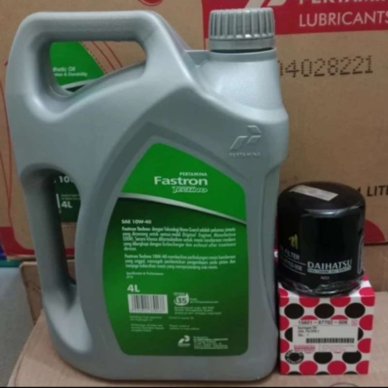 Promo Paket Ganti Oli Fastron 10w-40 Xenia Diskon 17% Di Seller Toplets ...