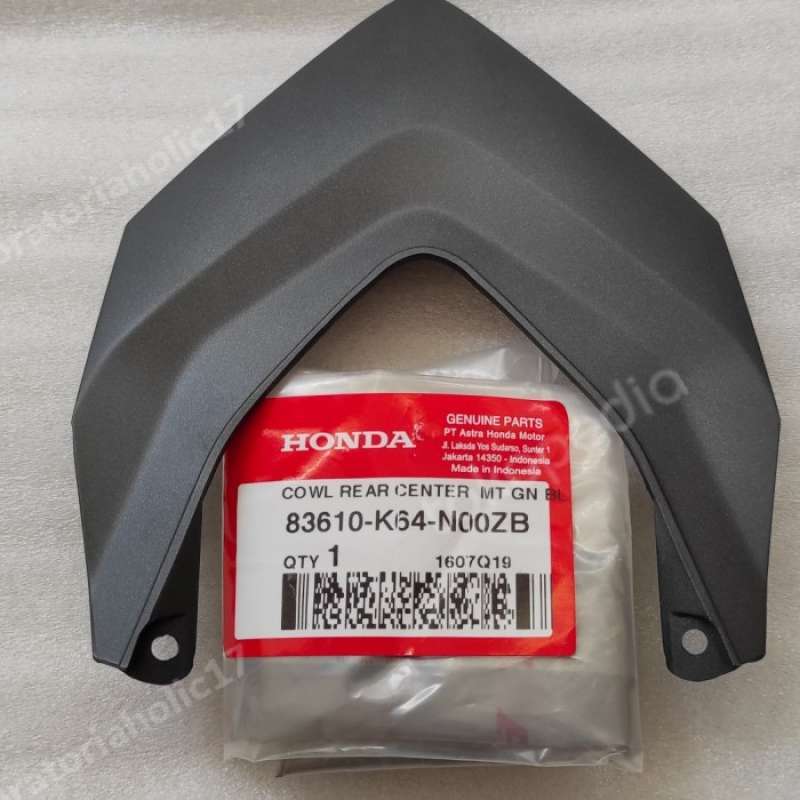 Promo Cowl Rear Center Body Belakang Hitam Doff Cbr250rr, 83610-k64-n00zb Diskon 23% Di Seller ...