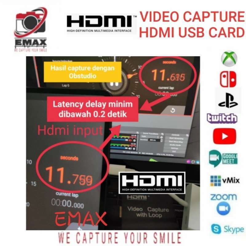 Promo Produk Ori Video Capture Hdmi Usb Live Streaming Ps Mobile Game Youtube With Loop