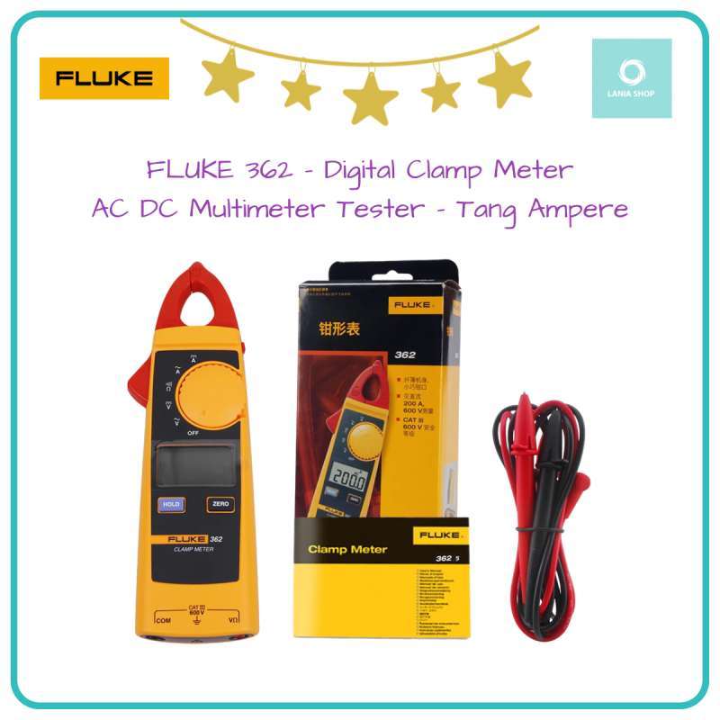 Jual Fluke 362 - Digital Clamp Meter Ac Dc Multimeter Tester - Tang ...