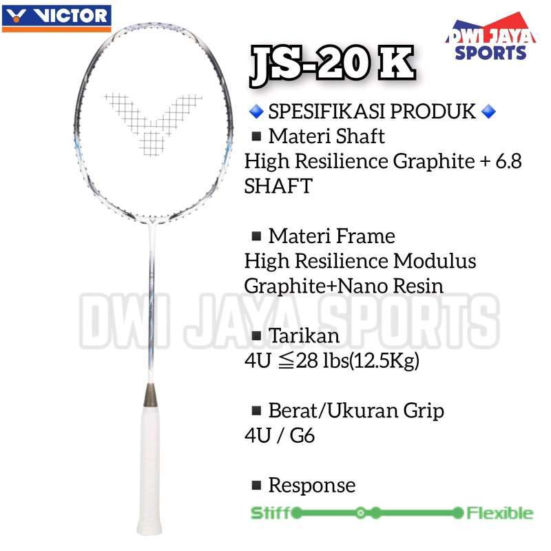 Jual Victor Jetspeed S 20 K | Js-20 K Badminton Racket - Vbs-66 Nano Di ...
