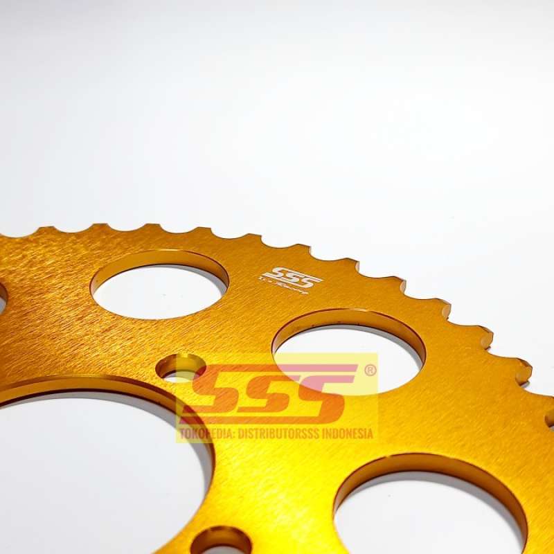 Promo Gear Gir Belakang Sss 428 Alumunium Gold Racing Ninja150 Ninja R ...