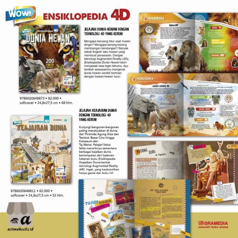Promo Buku Ensiklopedia Anak 4d Wow Dinosaurus By Devar Entertainment ...