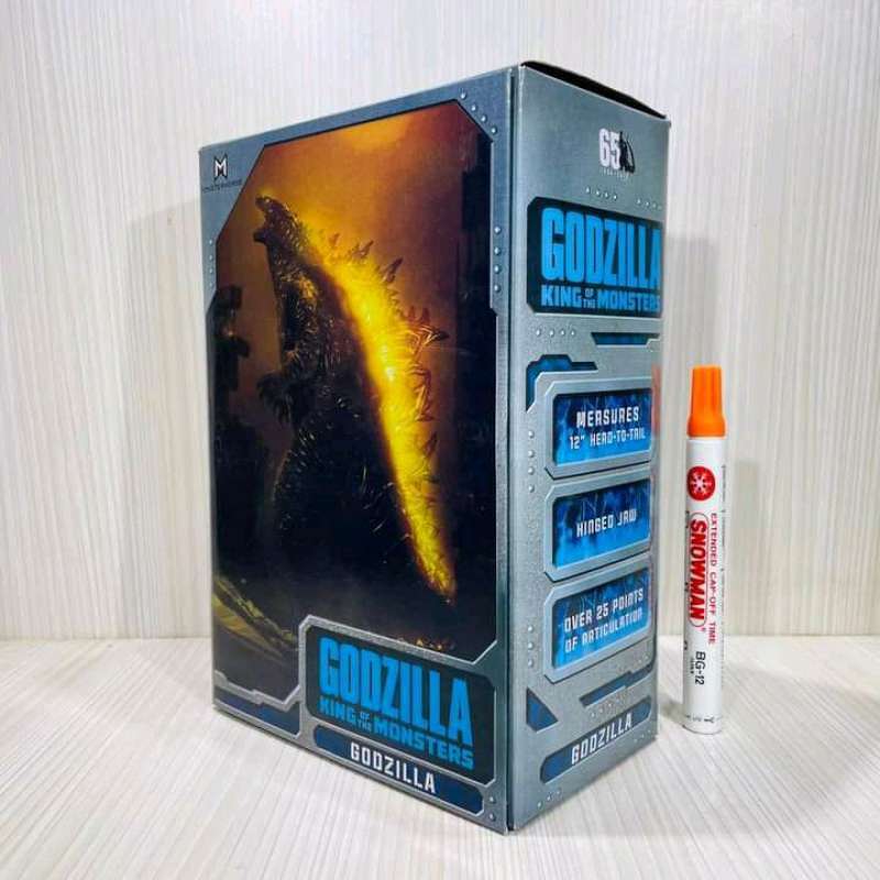 Jual Mainan Action Figure Burning Godzilla Godzilla King Of The Monsters By Neca Ultimate Tinggi ...