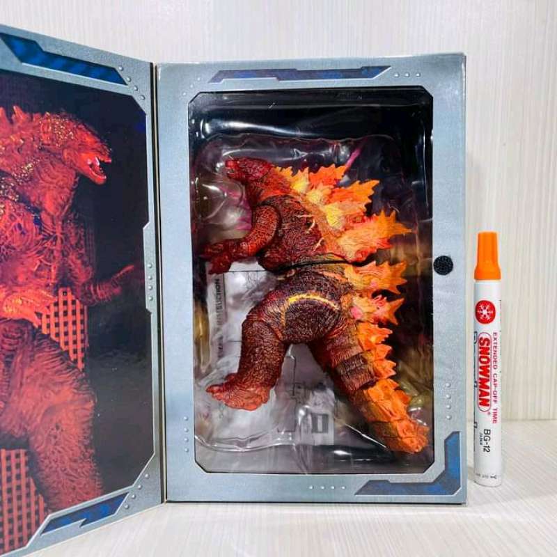 Jual Mainan Action Figure Burning Godzilla Godzilla King Of The Monsters By Neca Ultimate Tinggi ...