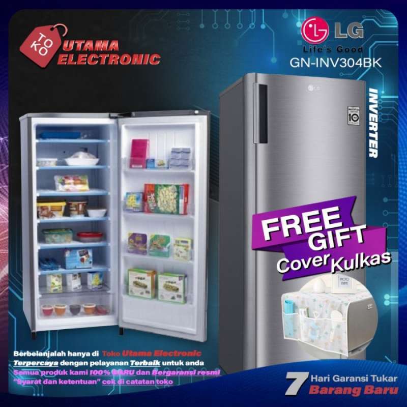 Promo Kulkas Freezer Lg Inverter Gn-inv304bk Garansi Resmi 10tahun ...