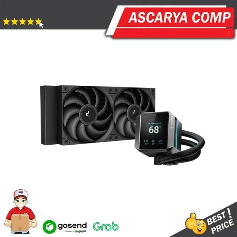 Jual Deepcool Mystique 360 Lcd - 360mm Liquid Aio Cpu Cooler - Black Di Seller Ascarya Comp ...