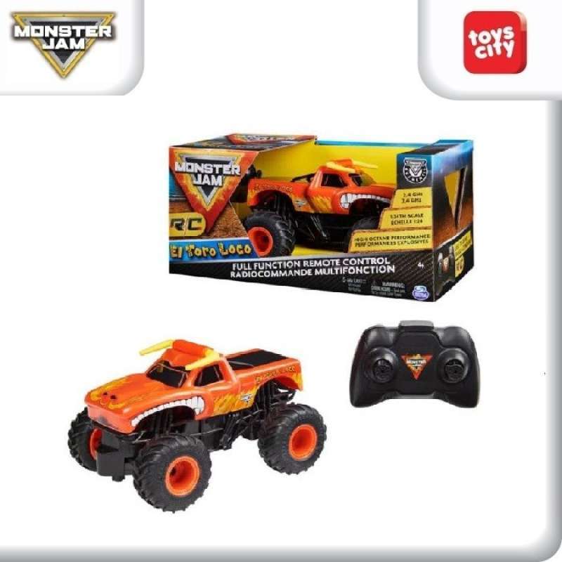 Jual Monster Jam, Official El Toro Loco Remote Control Monster Truck Di ...