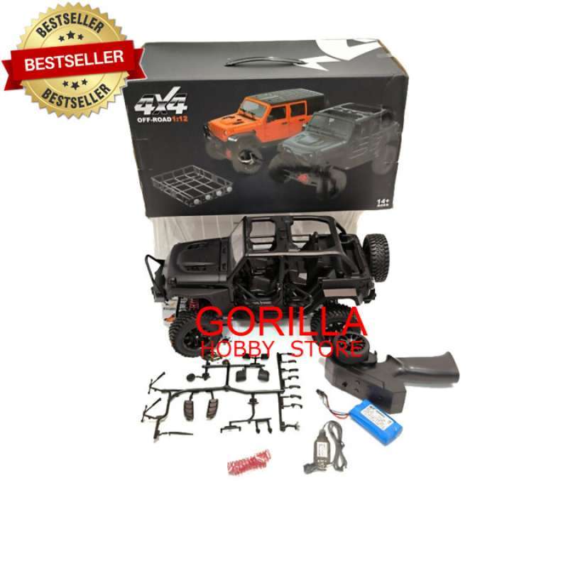Promo Mn128 Mn-128 Rc Crawler Jeep Rubicon Wrangler Rtr 4wd Full Propo ...