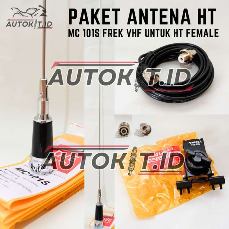 Jual Paket Antena Ht Mobil Larsen Bonggol Besar Mc101s Frek Vhf 1 Set ...