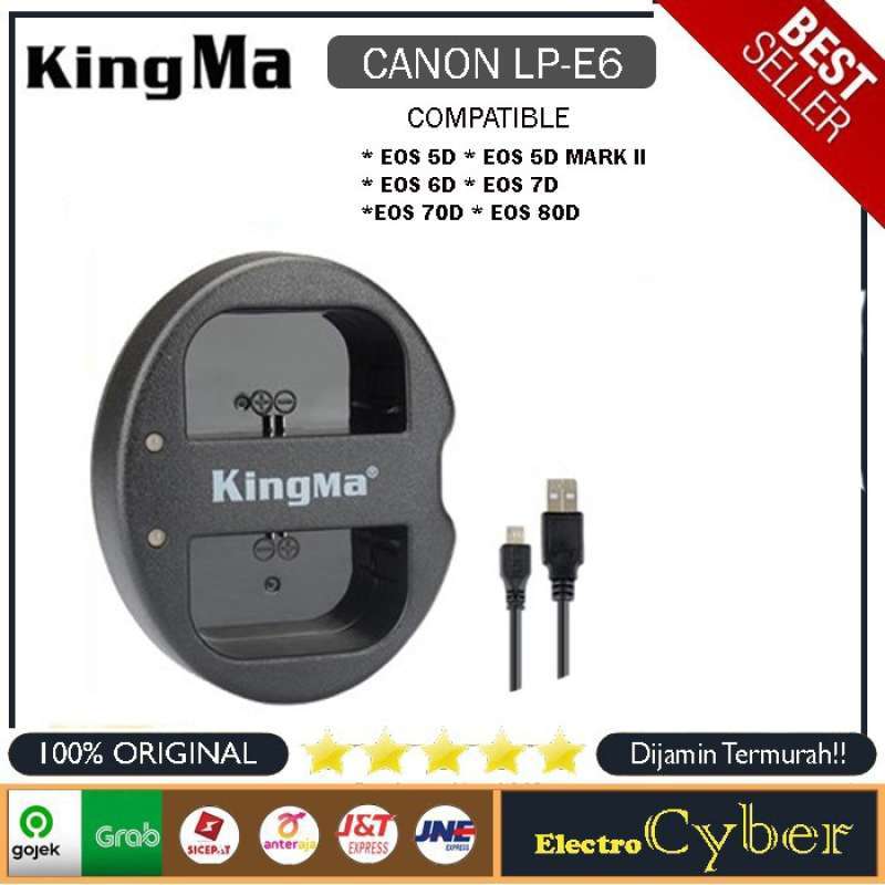 Jual Kingma Battery + Charger Set Lp-e6 Canon 5d 5d2 5d3 80d Di Seller Noelle - Cengkareng Timur ...
